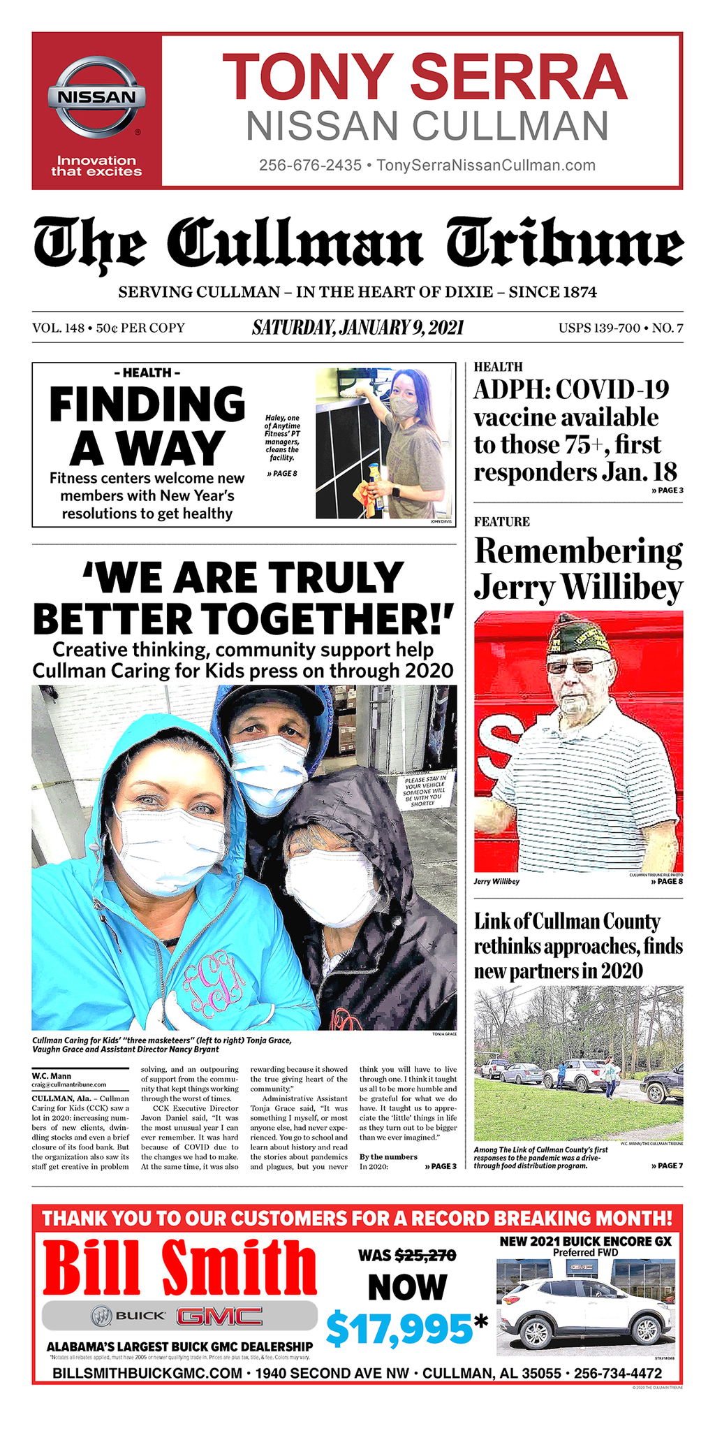 One Year Print Subscription to The Cullman Tribune – The Cullman ...