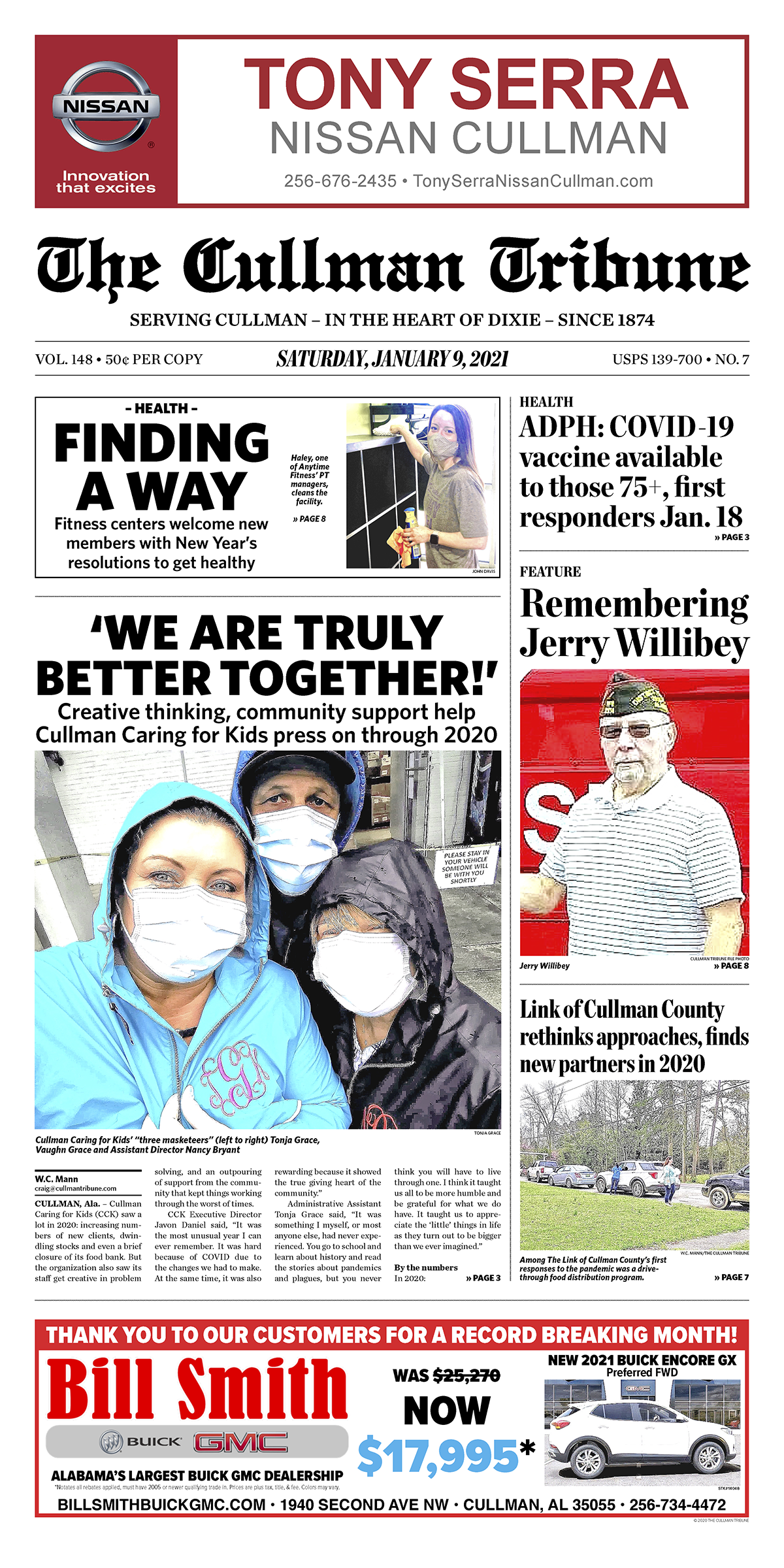 One Year Print Subscription to The Cullman Tribune – The Cullman ...